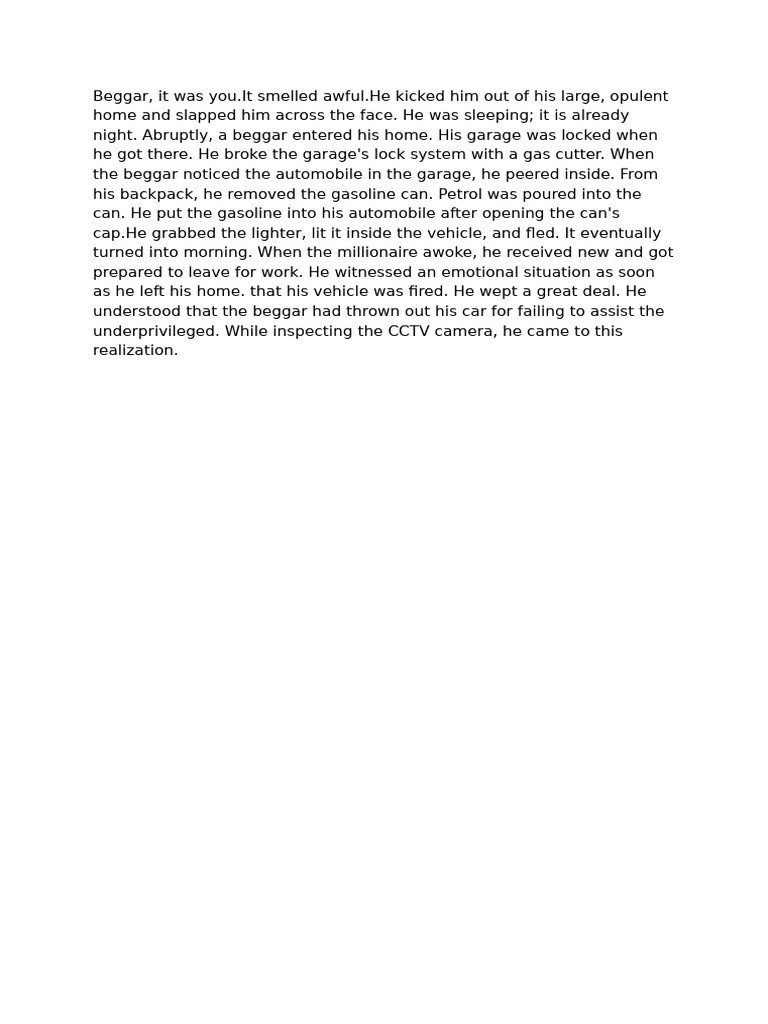 Beggar | PDF