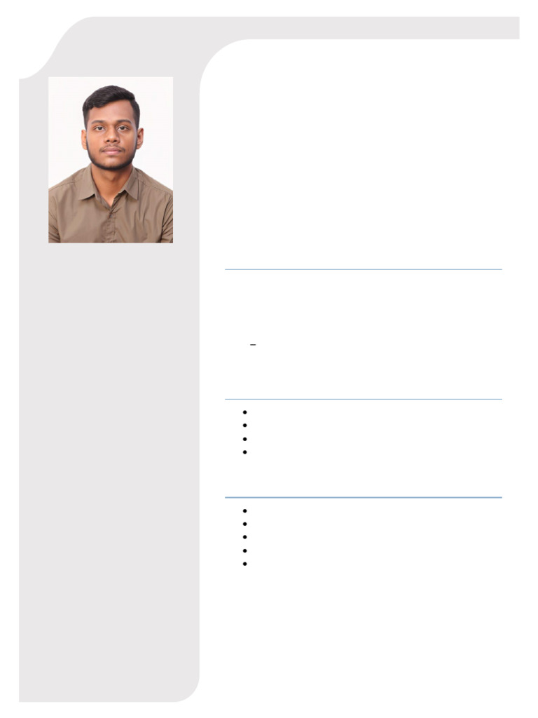 Siddhant Priyam CV | PDF