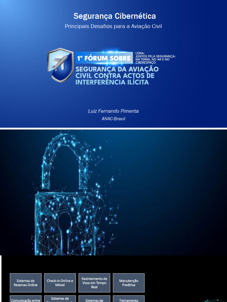 Desafios da Cibersegurança na Aviação | PDF | Segurança de computadores ...