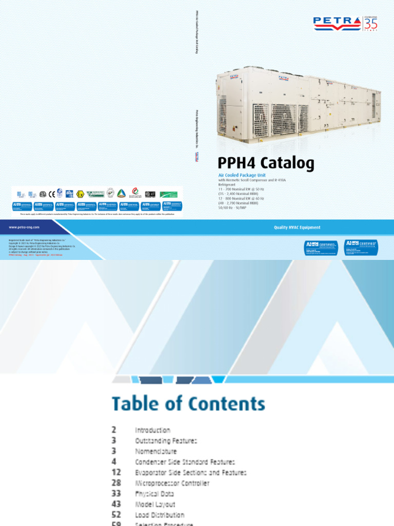 PPH4 Catalog 2023 | PDF | Power Supply | Heat Exchanger