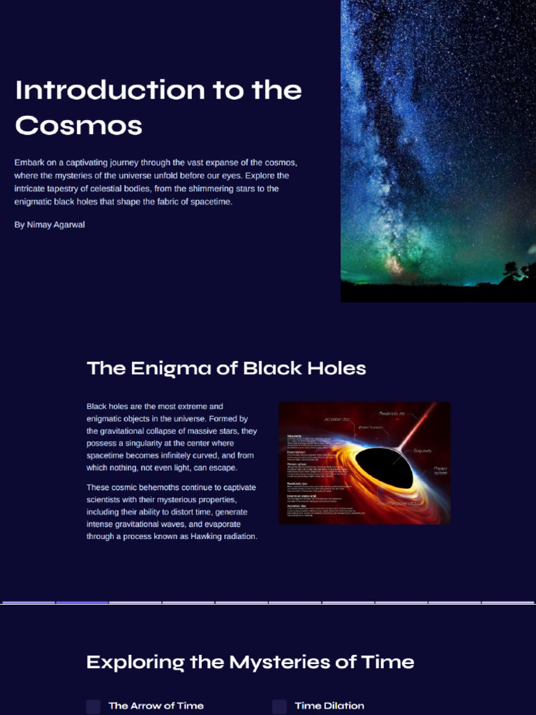Intro To The Cosmos | PDF