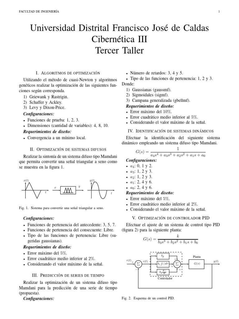 Taller 3 A | PDF | Matemáticas Aplicadas | Algoritmos