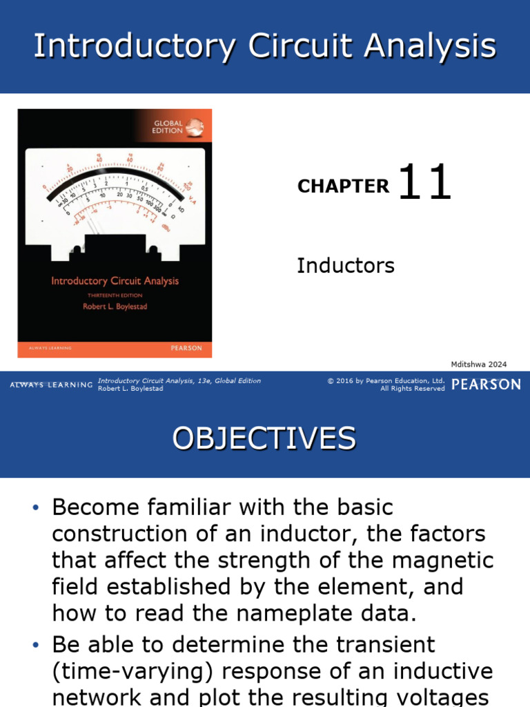 CHPT 11 - GE - C11 - Inductors | PDF | Electromagnetic Induction | Inductor