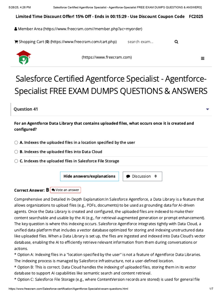 Salesforce Certified Agentforce - 9 | PDF | Databases | Data