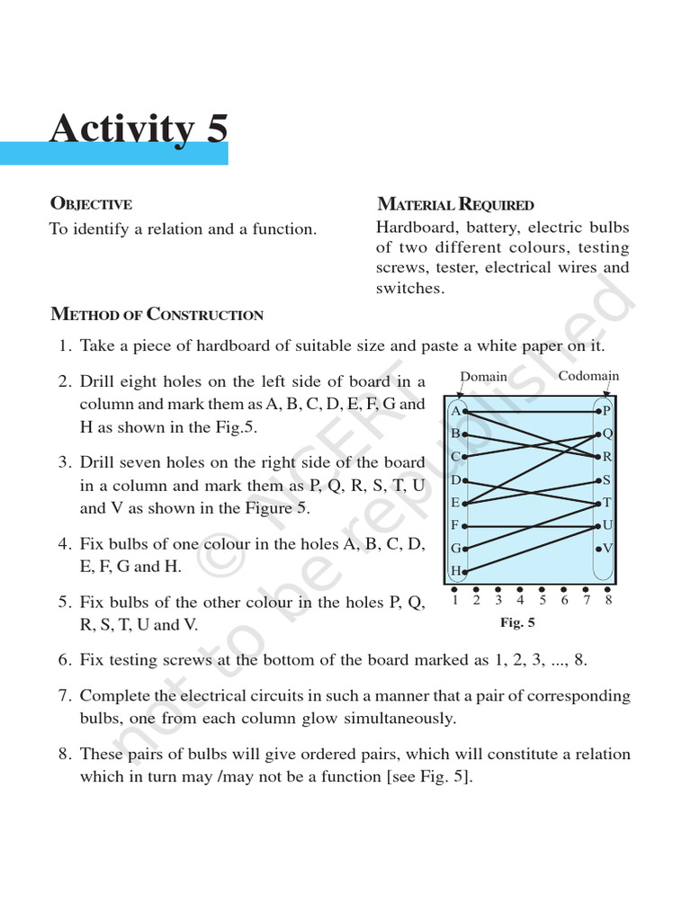 Identifying Relations and Functions Activity | PDF | Function (Mathematics)