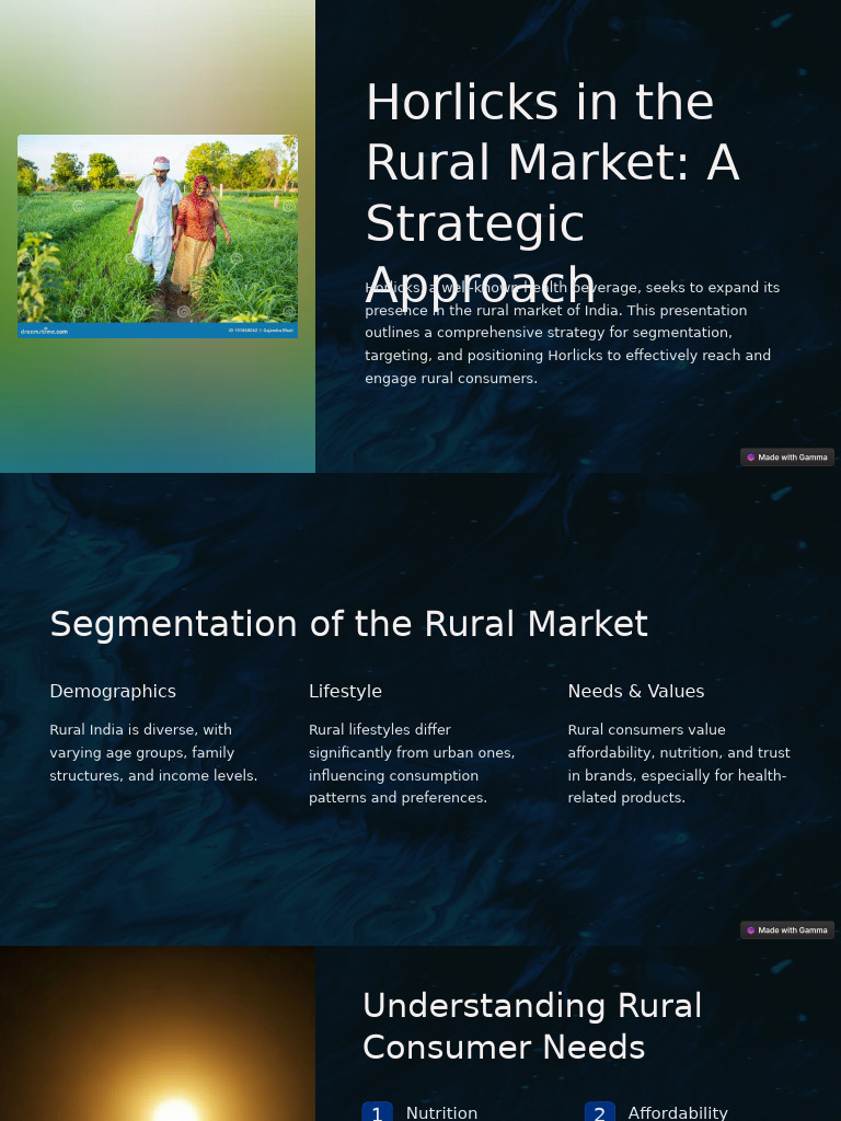 Horlicks in The Rural Market A Strategic Approach | PDF | Brand | Market Segmentation