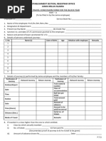 Office Copy: GAR-14C TR-25C Leave Travel Concession Bill For The Block ...