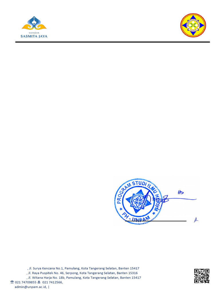 Surat Permohonan Riset Dan Penelitian | PDF