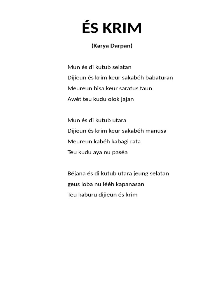 Sajak | PDF