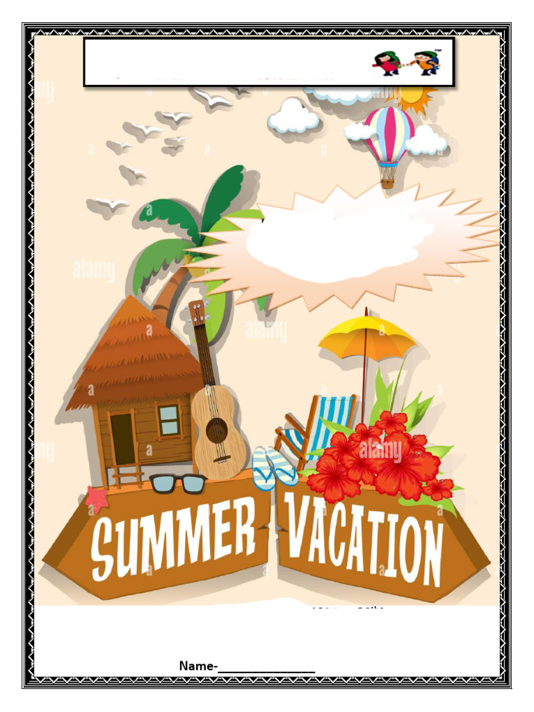 Bachpan Play School Holiday Homework 2025 | PDF