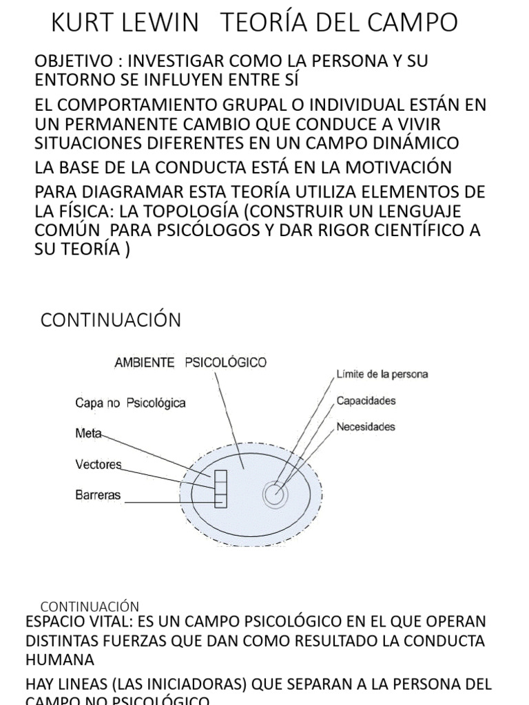 Lewin Teoría Del Campo Pdf