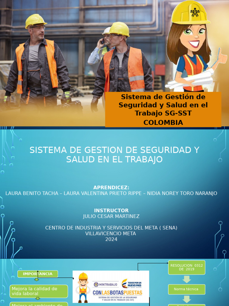 Presentacion SG - SST | PDF