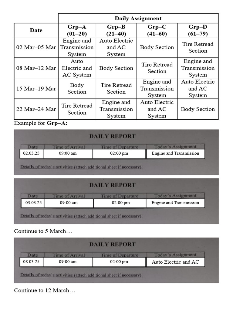 Training Report Writing Instruction | PDF