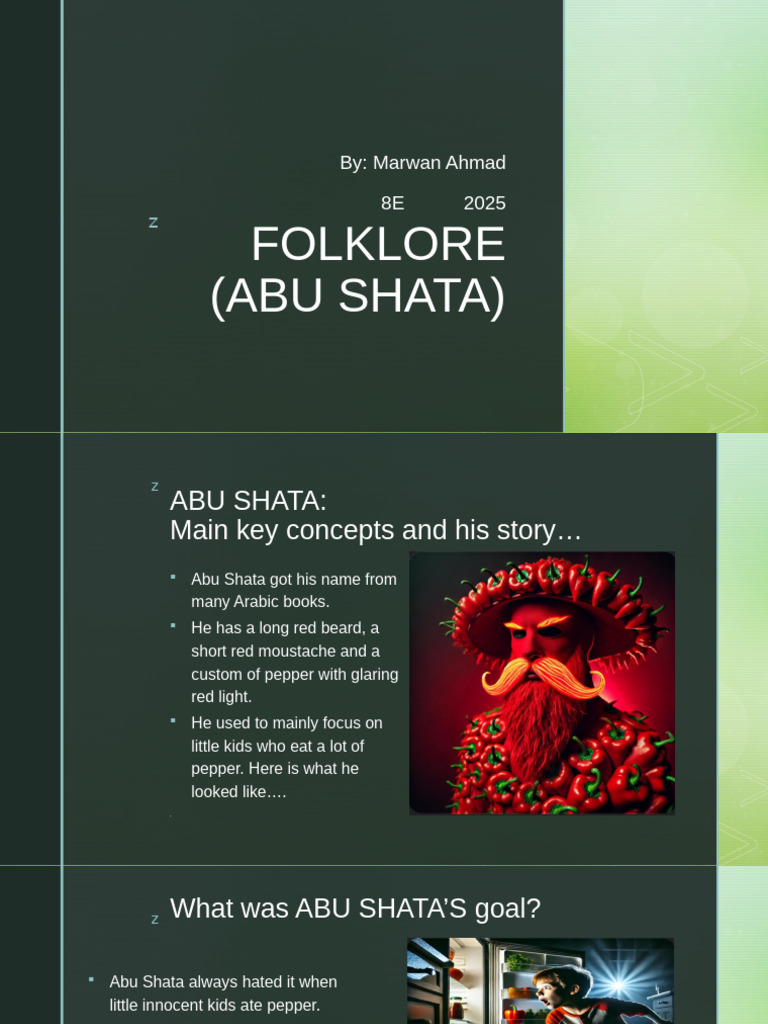 FOLKLORE Powerpoint | PDF