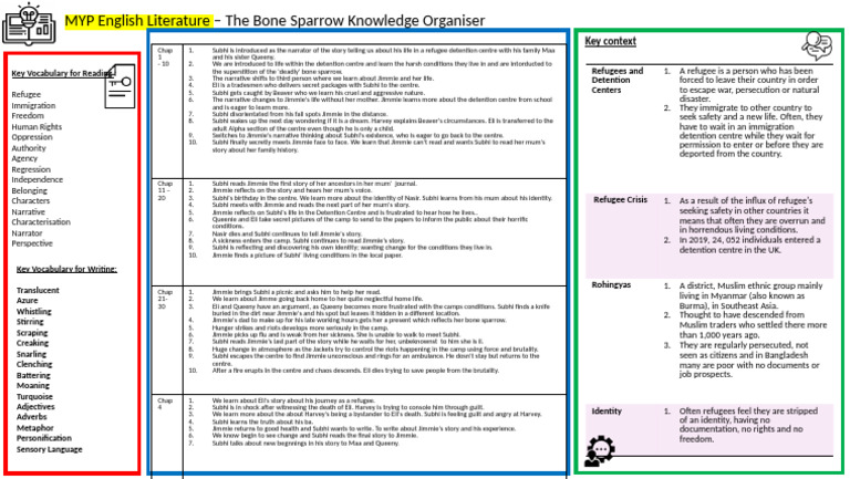 Key Themes in The Bone Sparrow | PDF