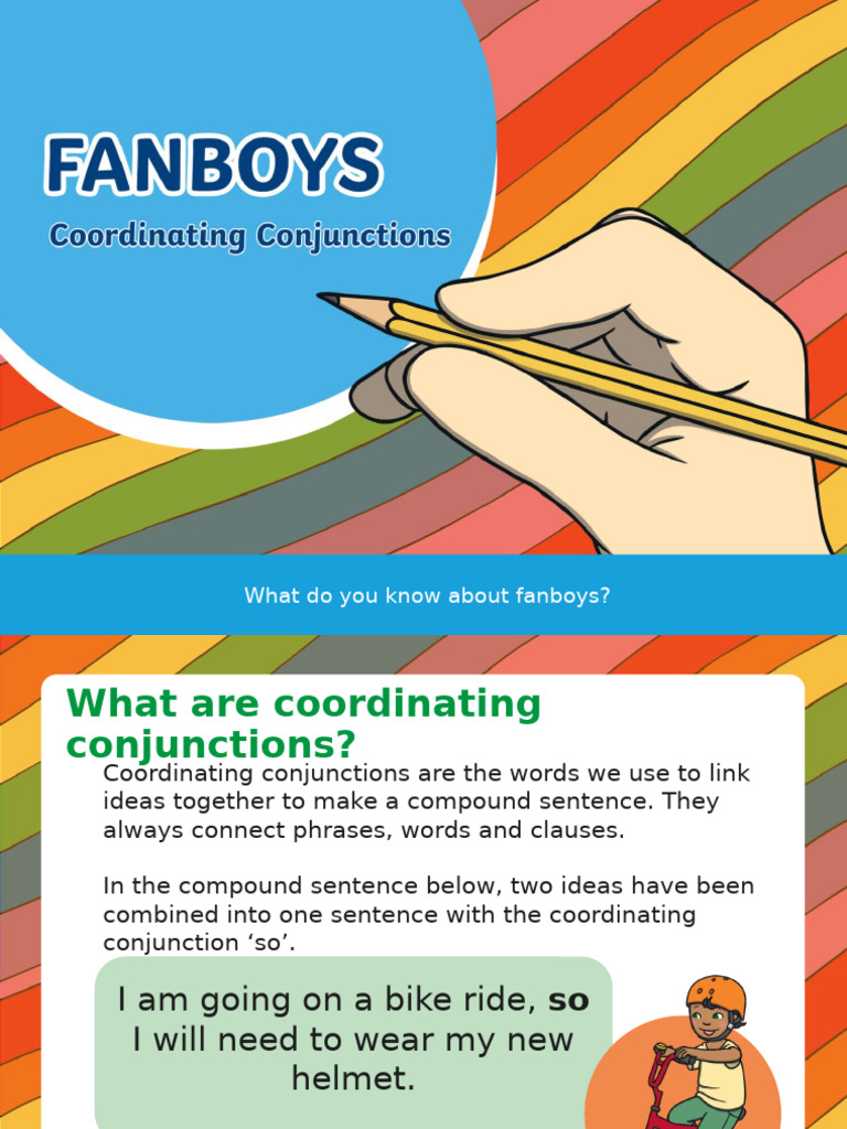 Understanding FANBOYS Conjunctions | PDF