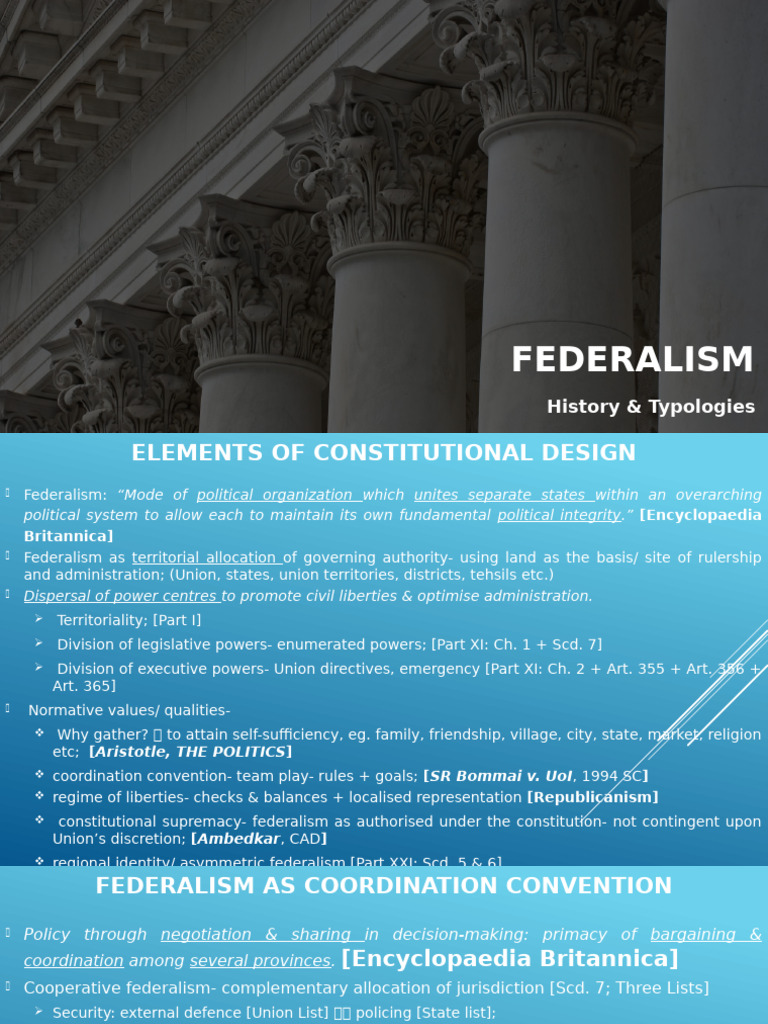 2 Federalism Introduction | PDF | Government | Political Science