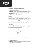 01-Physics (IIT JEE) Rotational Motion Concepts, Formulas, and Applications | PDF | Rotation ...