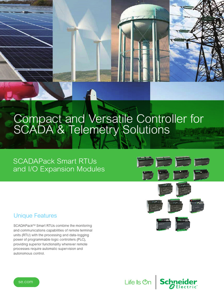 SCADAPack | PDF | Microcontroller | Programmable Logic Controller