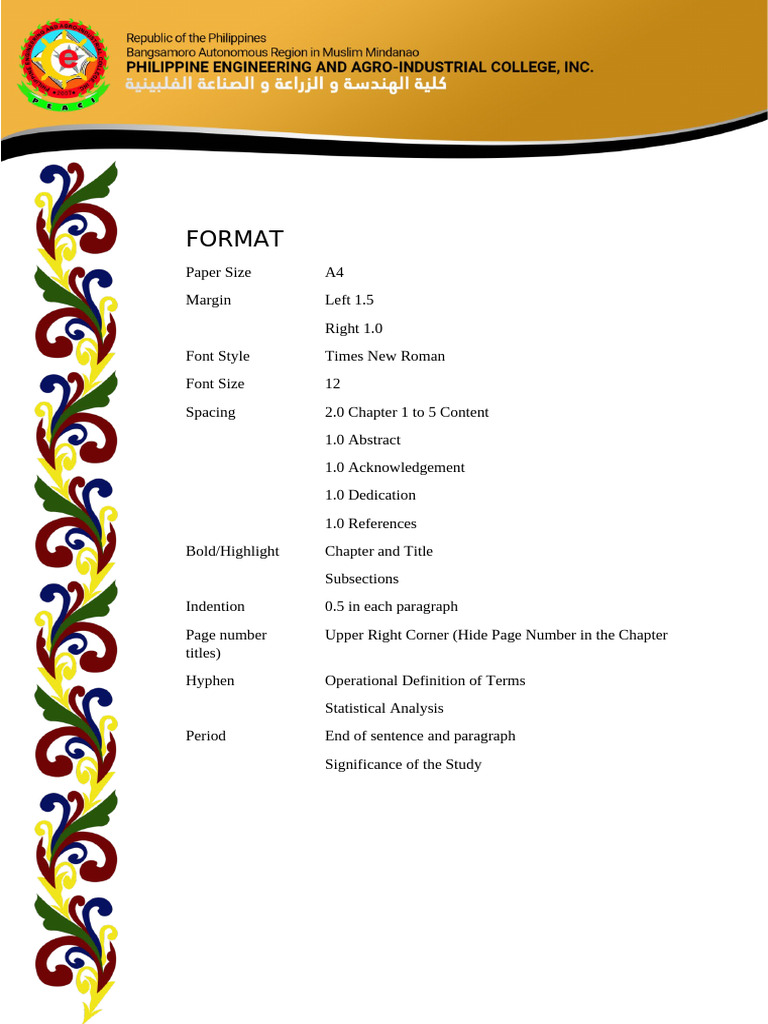 SRC Thesis Outline For SHS | PDF | Paragraph | Sampling (Statistics)
