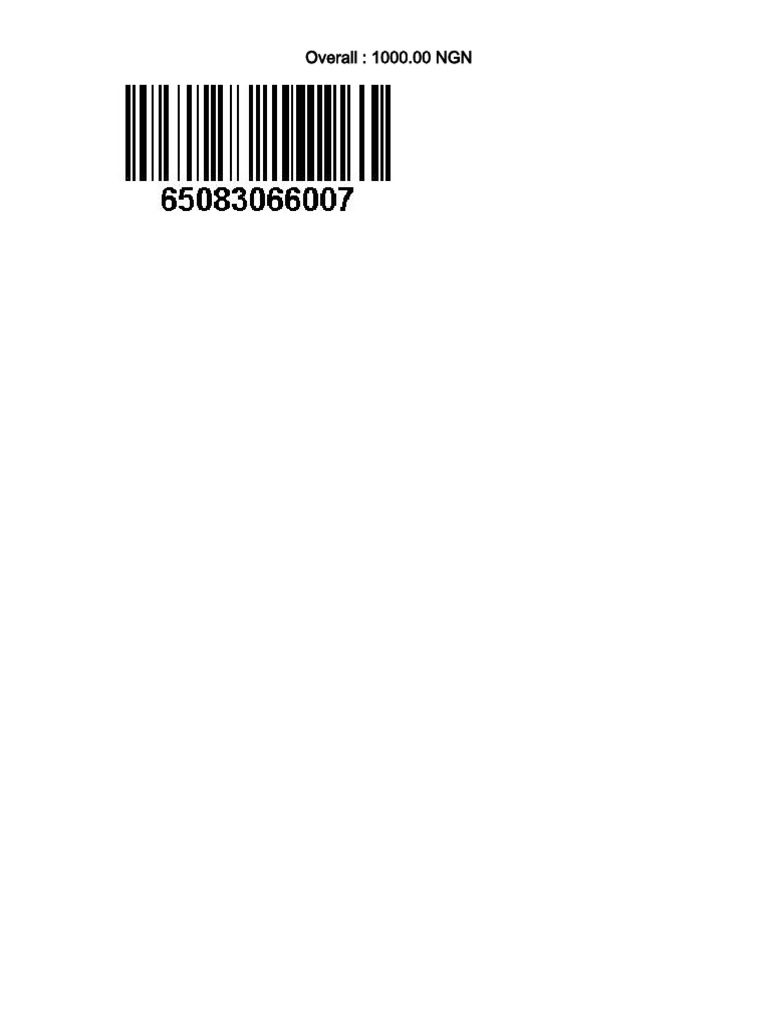 Overall: 1000.00 NGN | PDF