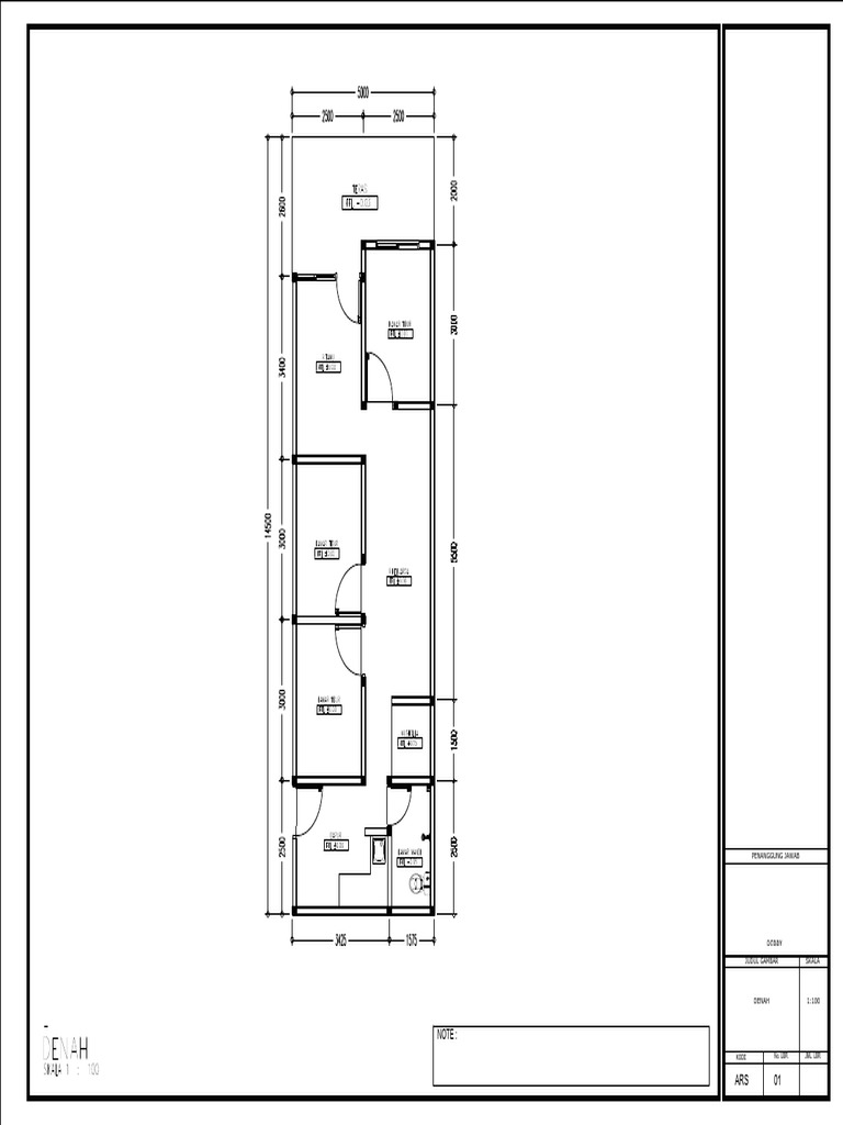 Gambar Denah Debby Rev 1 | PDF