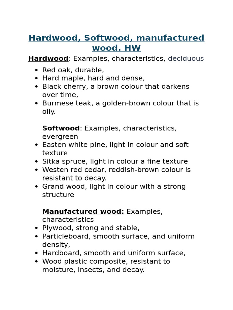 Hardwood | PDF