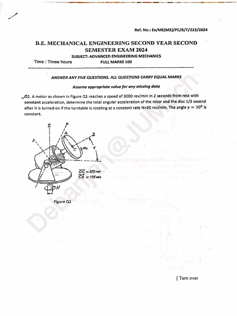 Bme 2.2 Aem QP-2024 | PDF