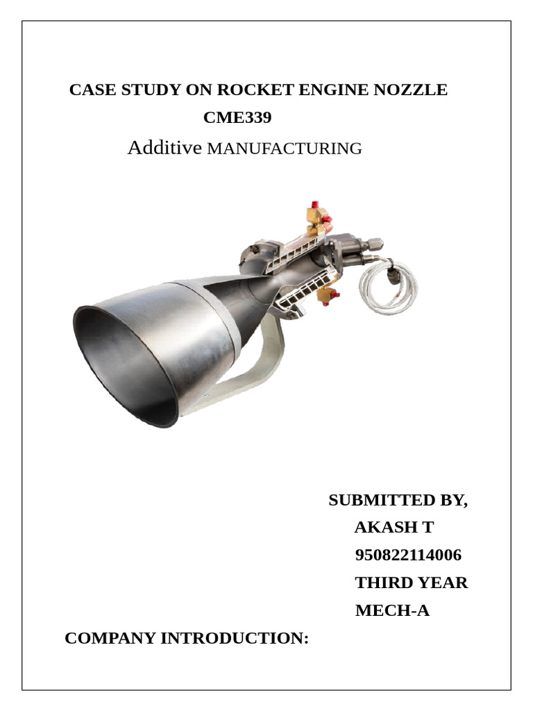 Akash Digital Case Study | PDF | Rocket | Rocket Engine