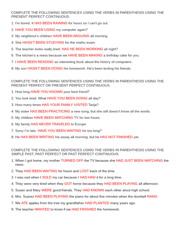 Perfect Progressive Correction | PDF