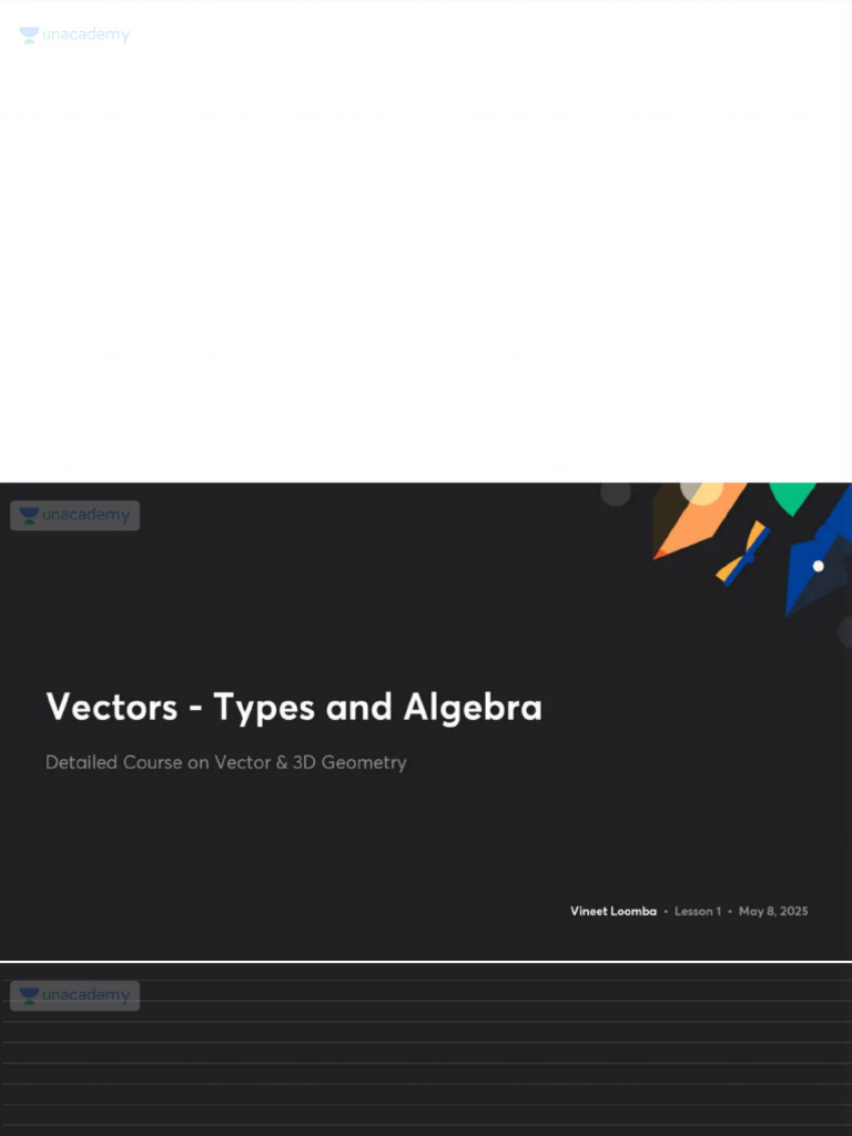 Vectors Types and Algebra With Anno | PDF