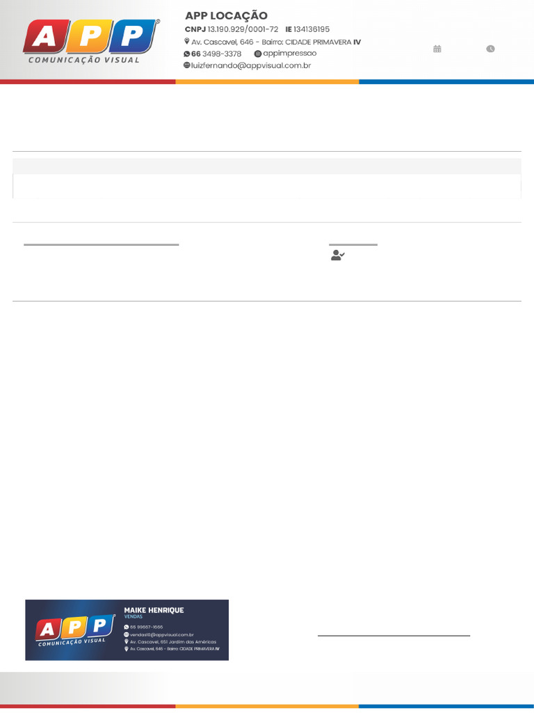 ORÇ 37850 - SOL 33455 - CONFECCAO DE PLACAS INFORMATIVAS - E0043 - APP ...