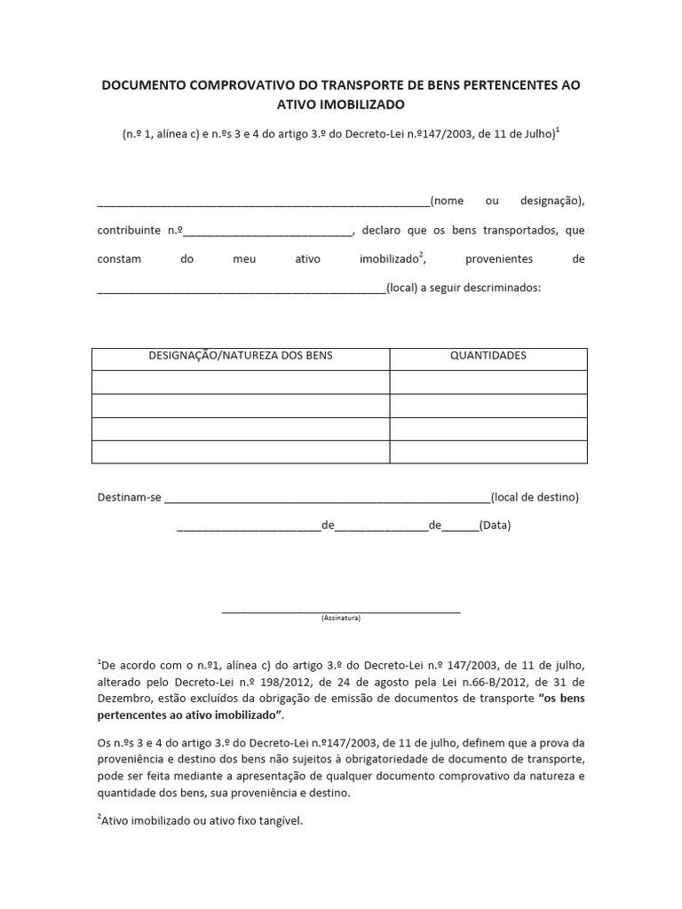Documentos de Transporte A AT 1 | PDF