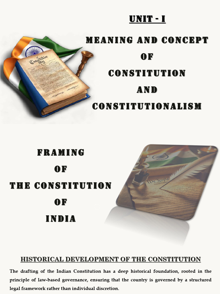 Historical Development of India's Constitution | PDF | Constitution ...