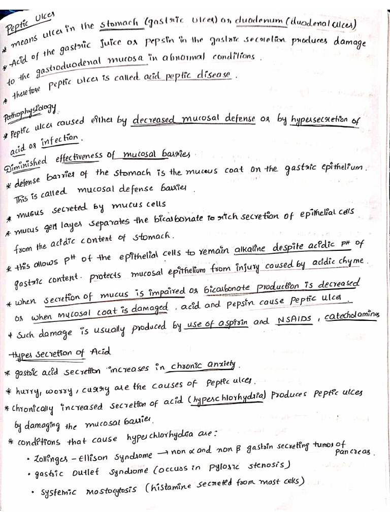 Peptic Ulcer and Deglutition | PDF