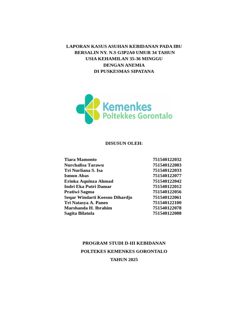 Laporan Kasus Pkm Sipatana Fixx | PDF