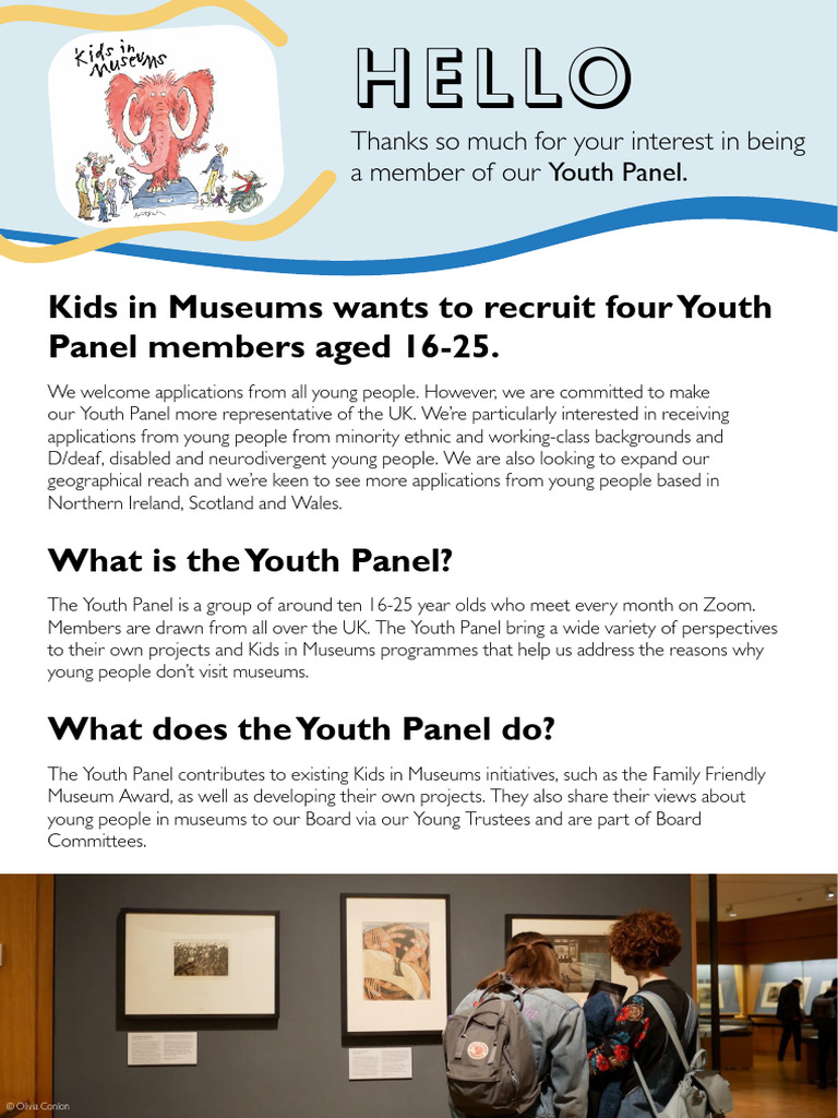 Youth Panel Application Pack | PDF