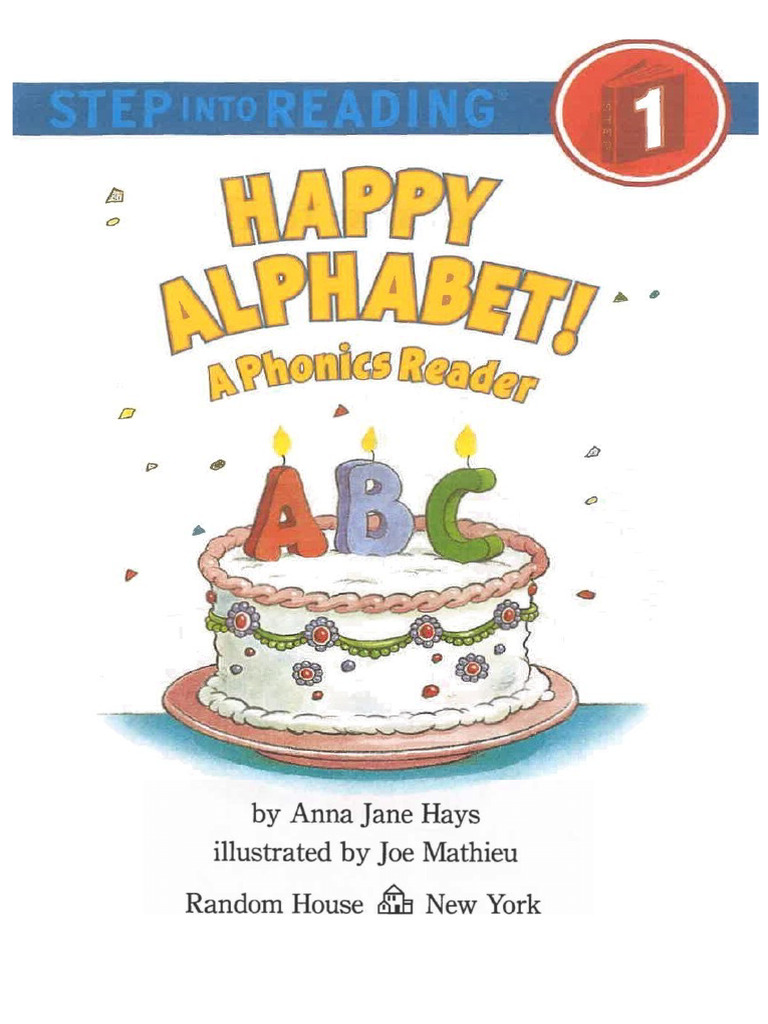 STEP Into Reading SETP1 - 0 - Phonics Reader - Happy Alphabet-Edited | PDF