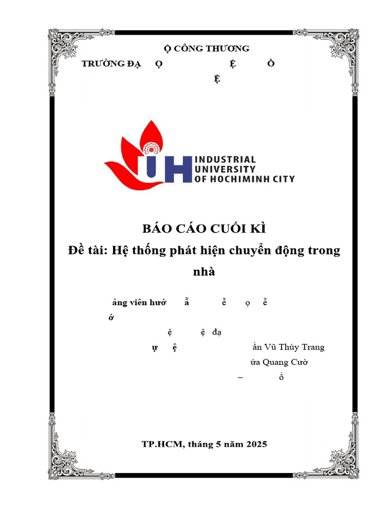 Bài Báo Cáo Iot | PDF