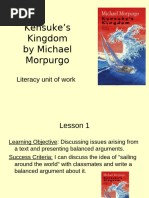 Kensuke's Kingdom: Guided Reading Questions and Activities | PDF