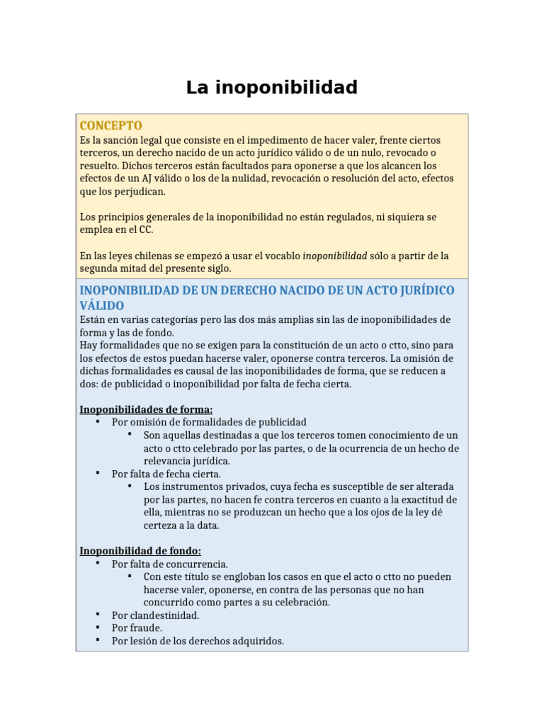 La Inoponibilidad | PDF | Justicia | Crimen y violencia