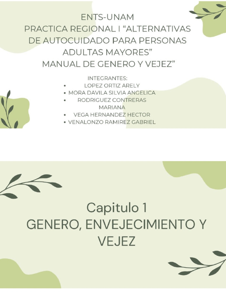 Genero y Vejez (1) - 240312 - 120721 | PDF