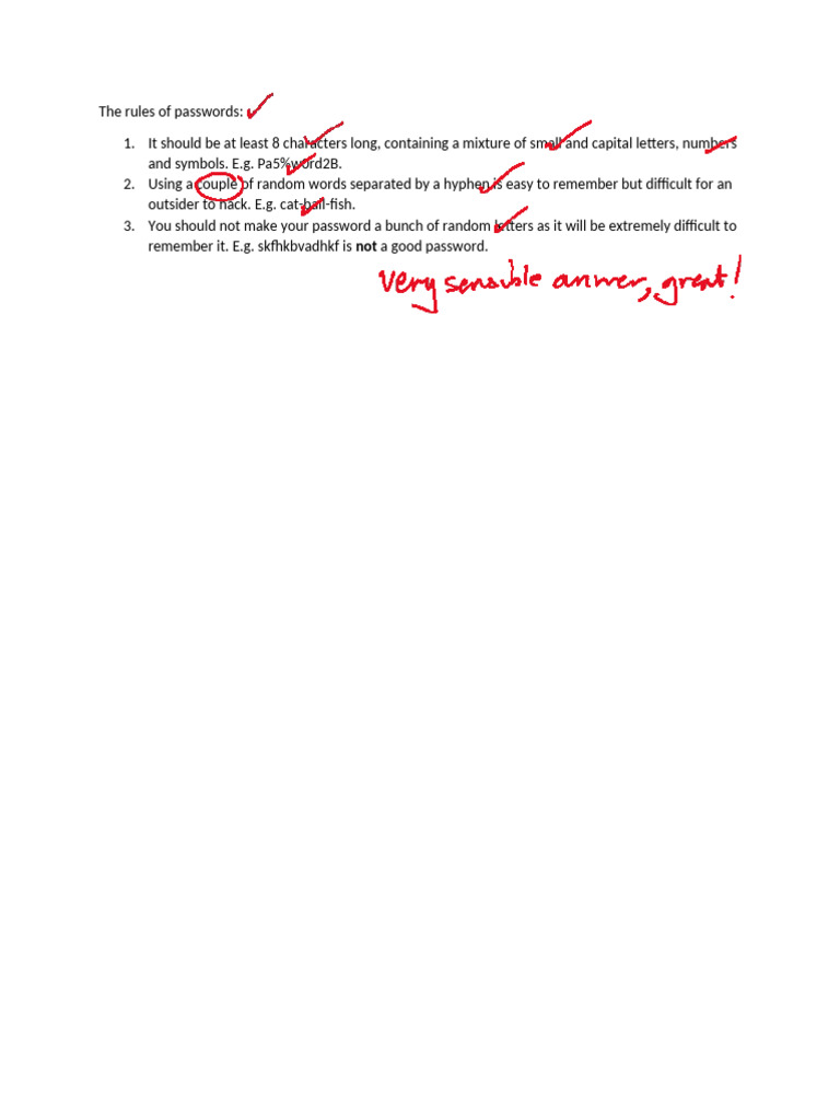 The Rules of Passwords | PDF