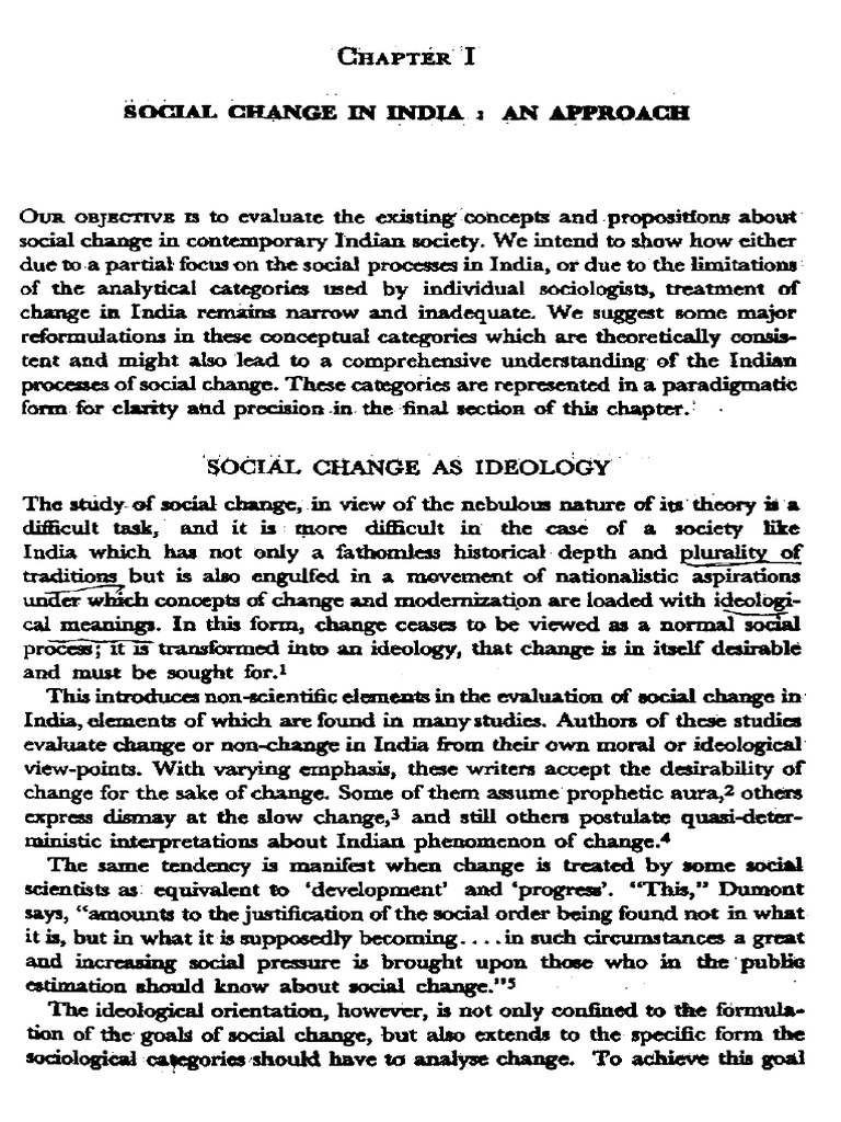 Yogendra Singh Modernisation of India | PDF