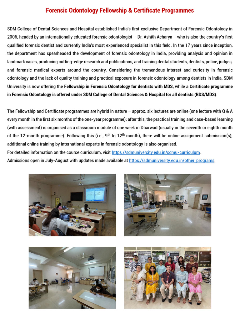 Forensic Odontology | PDF