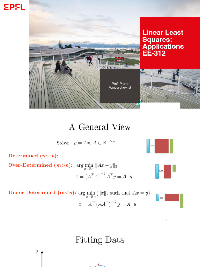 6-Linear Least Squares Applications | PDF