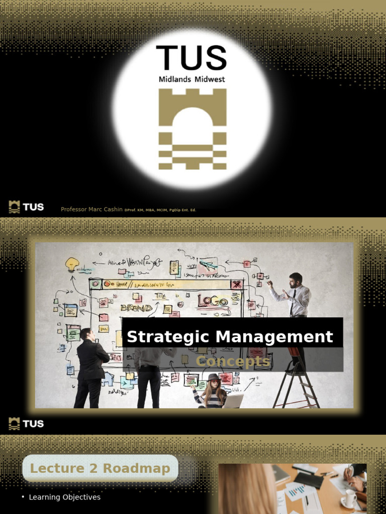 Lecture 2 - Vision Mission Objectives and Strategy 2024 | PDF ...