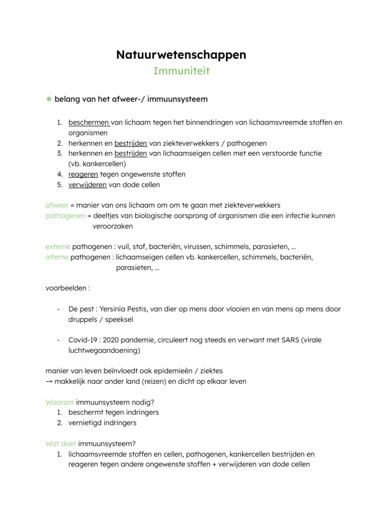 NAW Immuniteit - Google Documenten | PDF