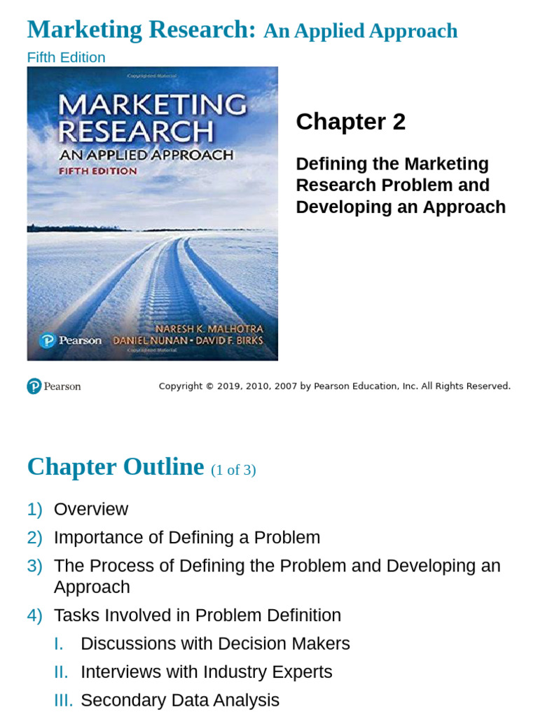 Learning Unit 1 - Defining the Marketing Research Problem and ...