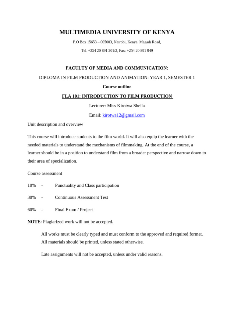 Film production | PDF